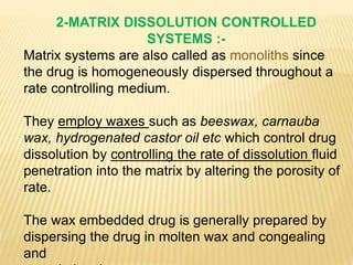Mechanism of drug release by pd | PPTX