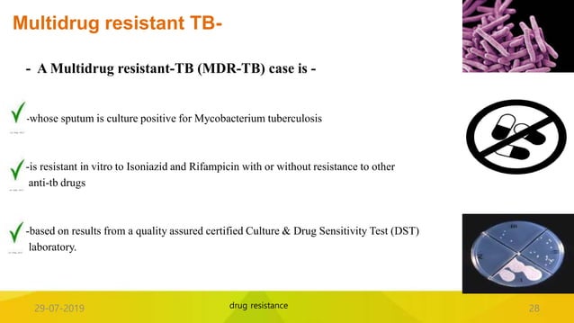 Mechanism of development for drug resistance | PPTX