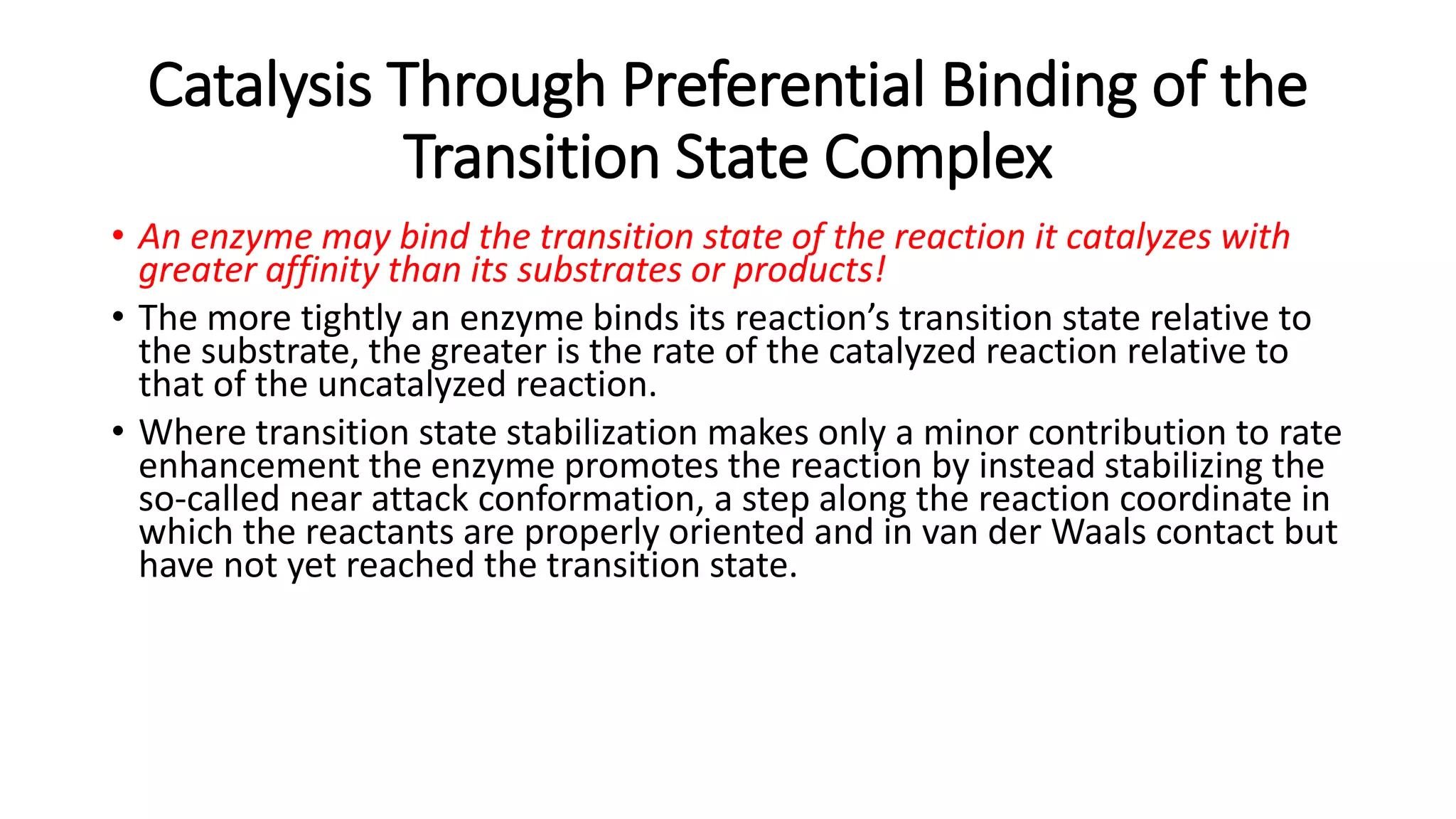 Mechanism of enzyme action | PPTX