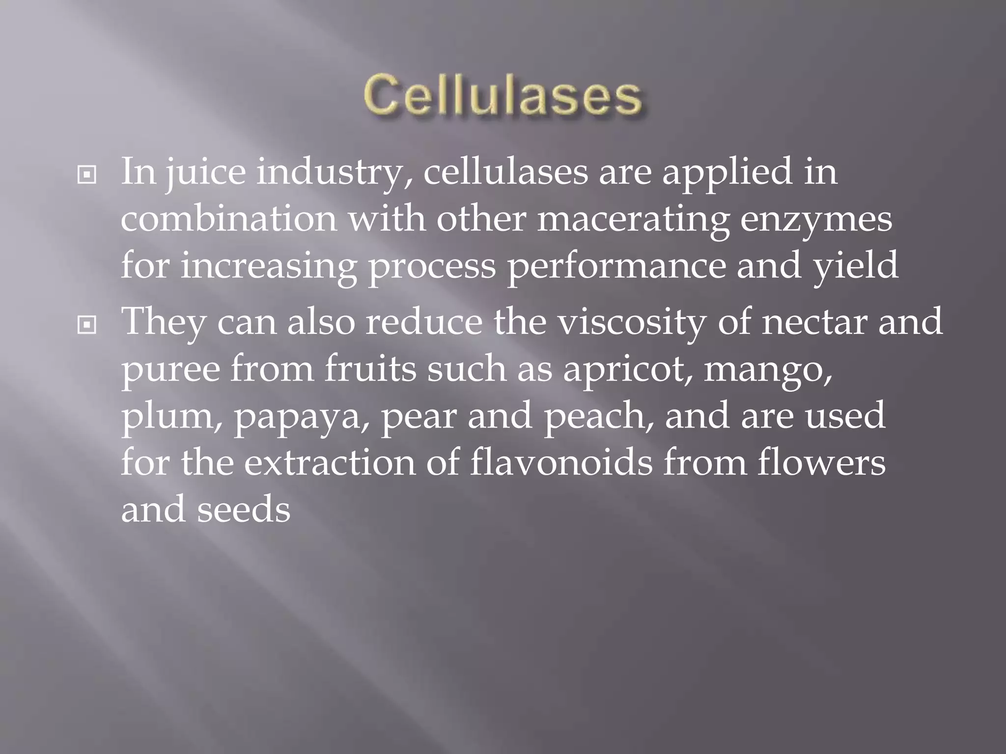 Mechanism of enzyme and function in food processing | PPTX