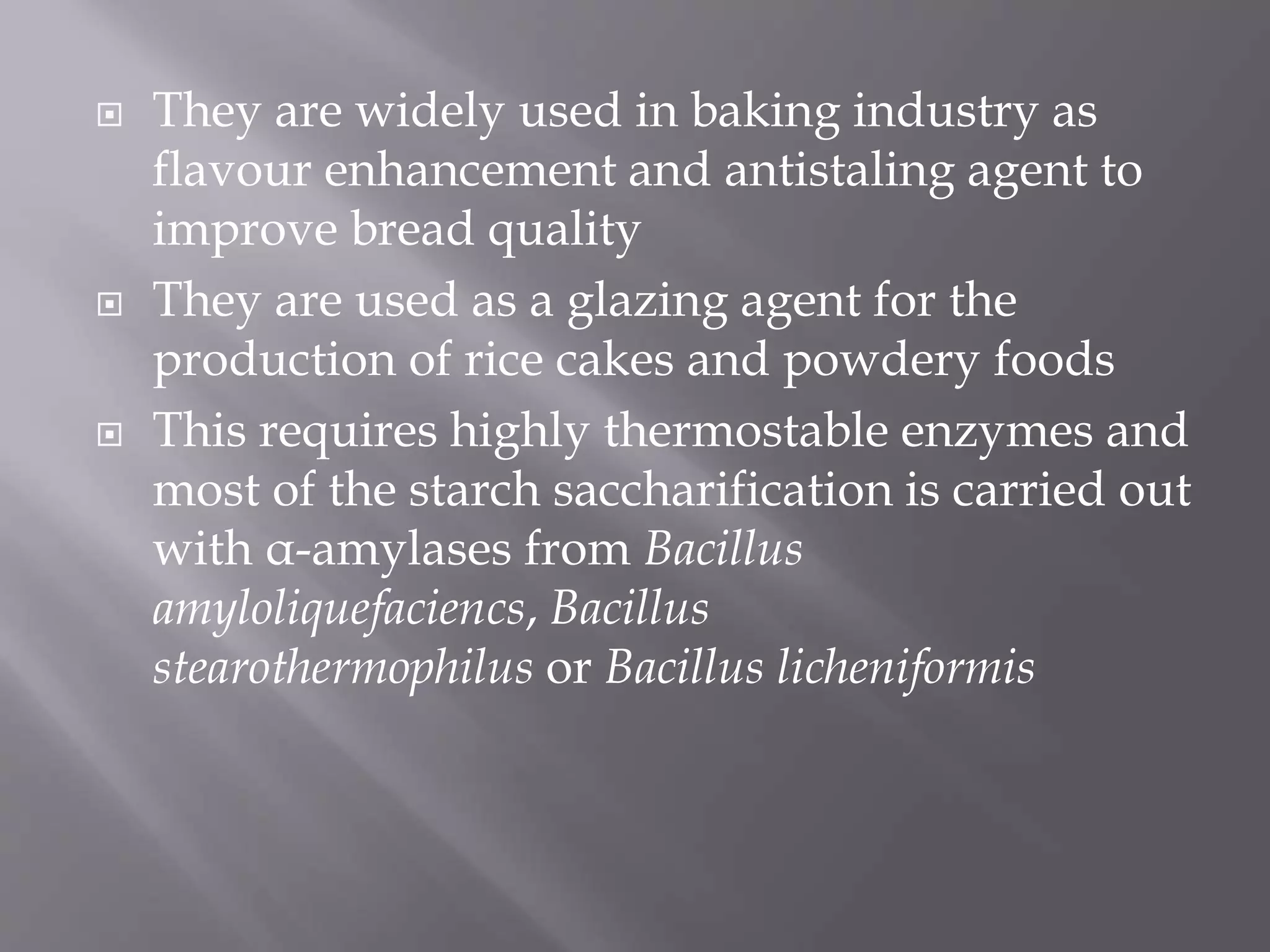 Mechanism of enzyme and function in food processing | PPTX