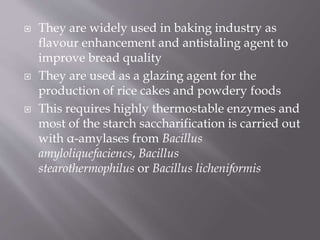 Mechanism of enzyme and function in food processing | PPTX