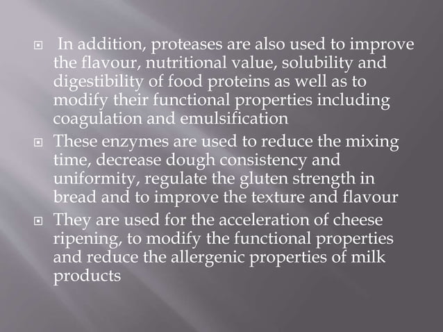 Mechanism of enzyme and function in food processing | PPTX | Chemistry ...