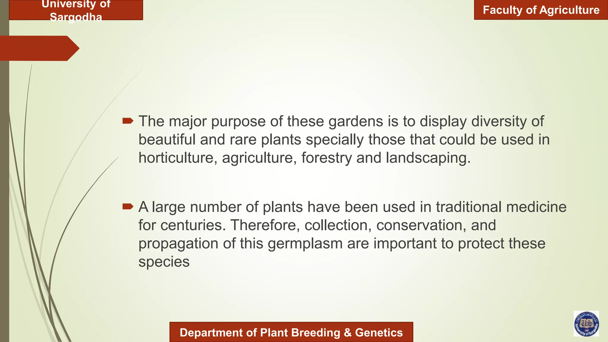 Mechanism of gene banking or Plant Genetic Resources | PPTX