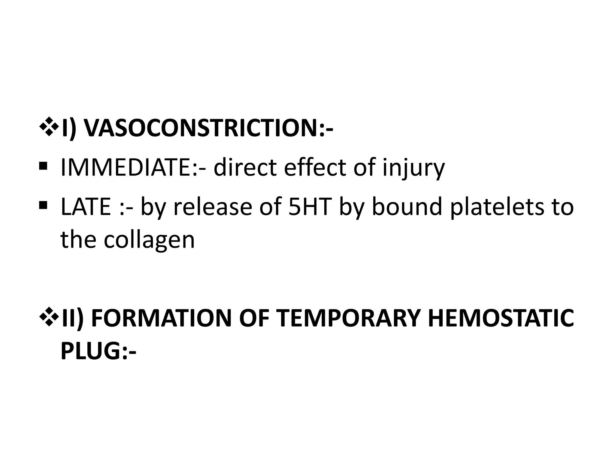 Mechanism of haemostasis , fibrinolysis and method to control ...