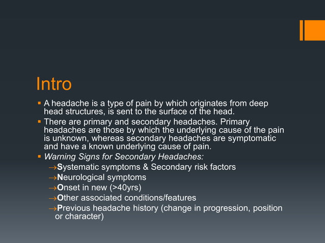 Mechanism of Headache.pptx