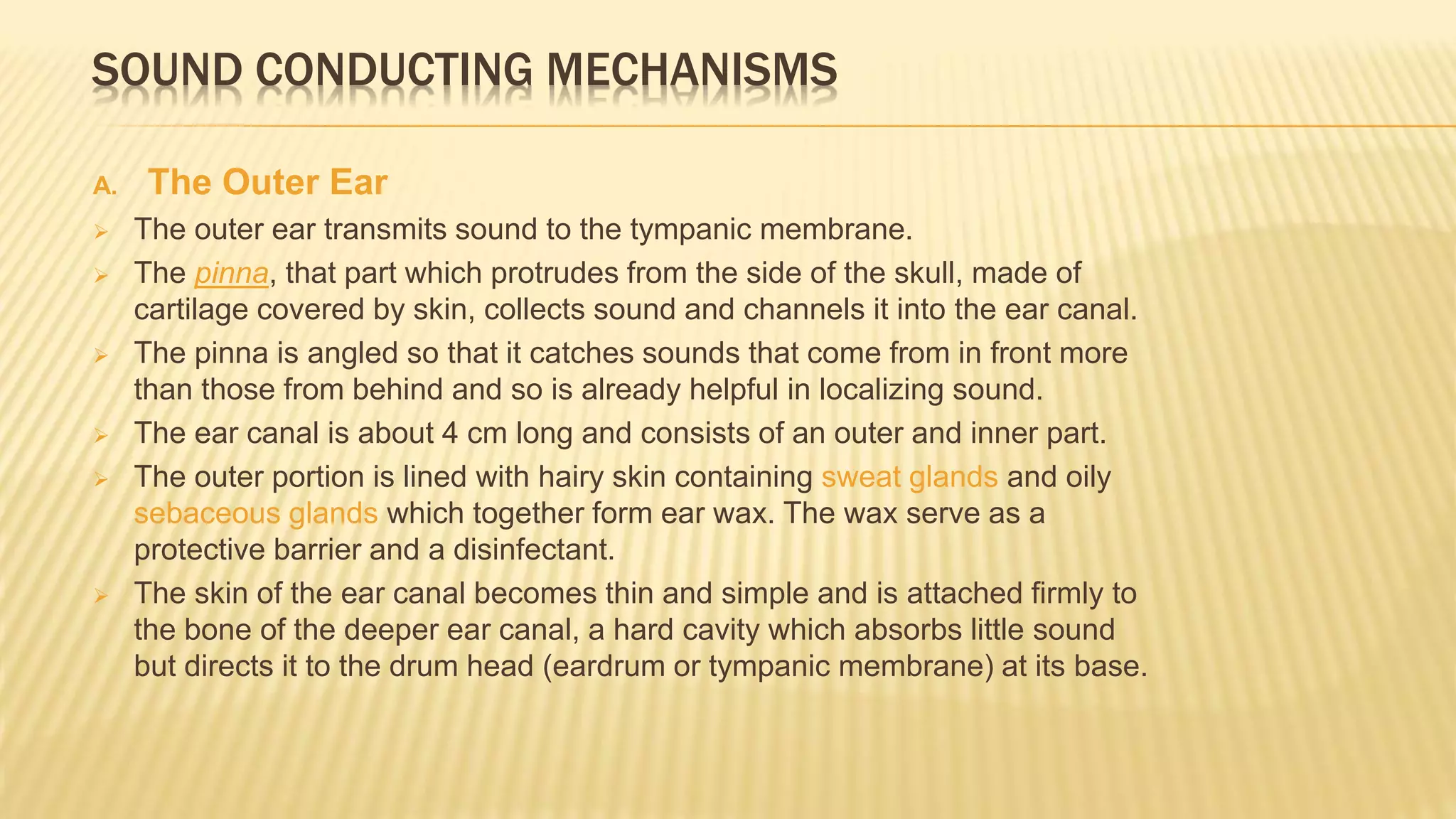 HEARING - MECHANISM, DYSFUNCTION AND TREATMENT | PPTX | Digital Audio ...