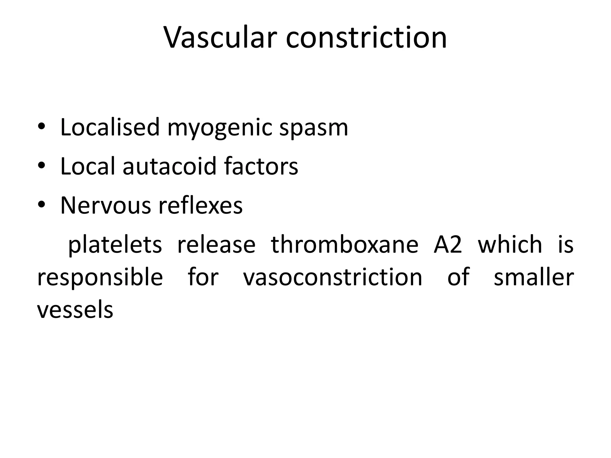 Mechanism of hemostasis copy | PPTX