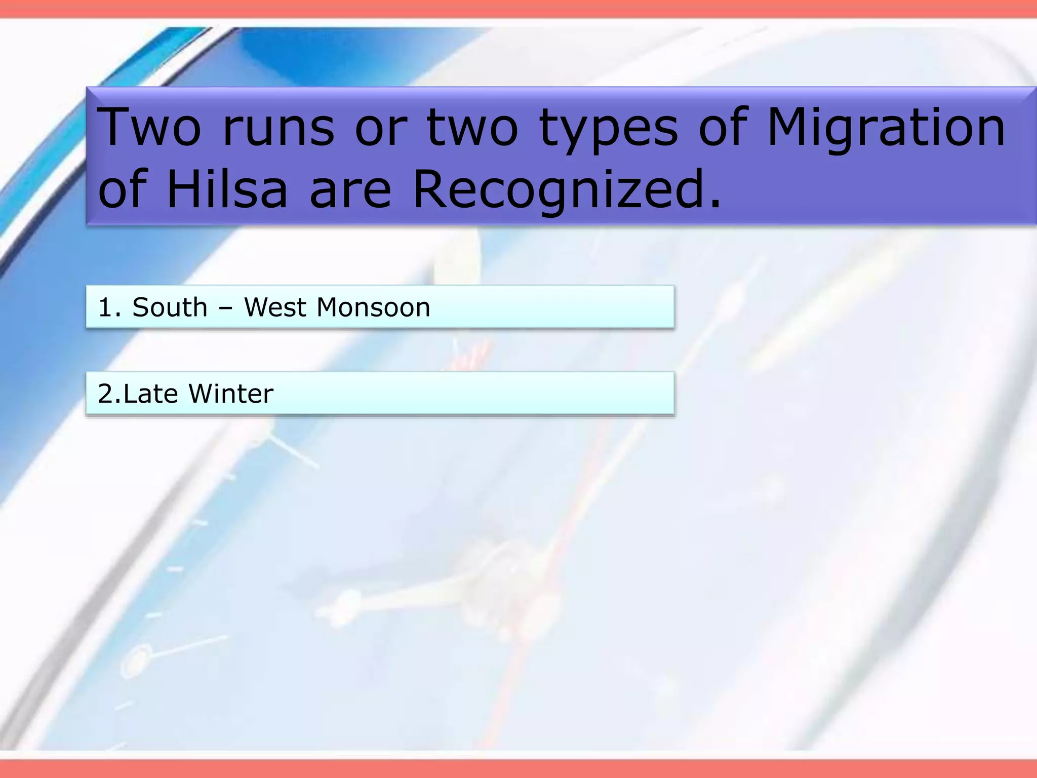 Mechanism of hilsa (tenualosa ilisha) migration and its impact to ...