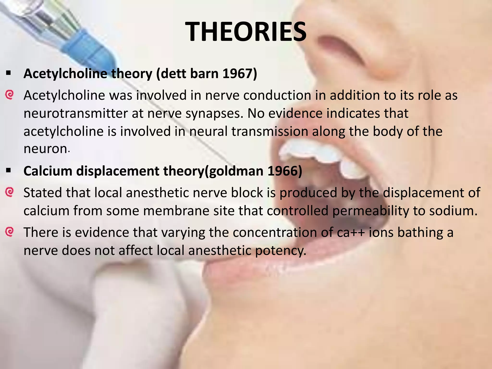 Mechanism of local anesthesia | PPTX