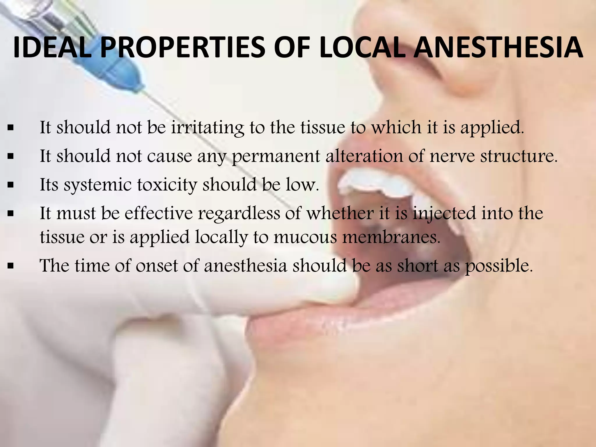 Mechanism of local anesthesia | PPTX