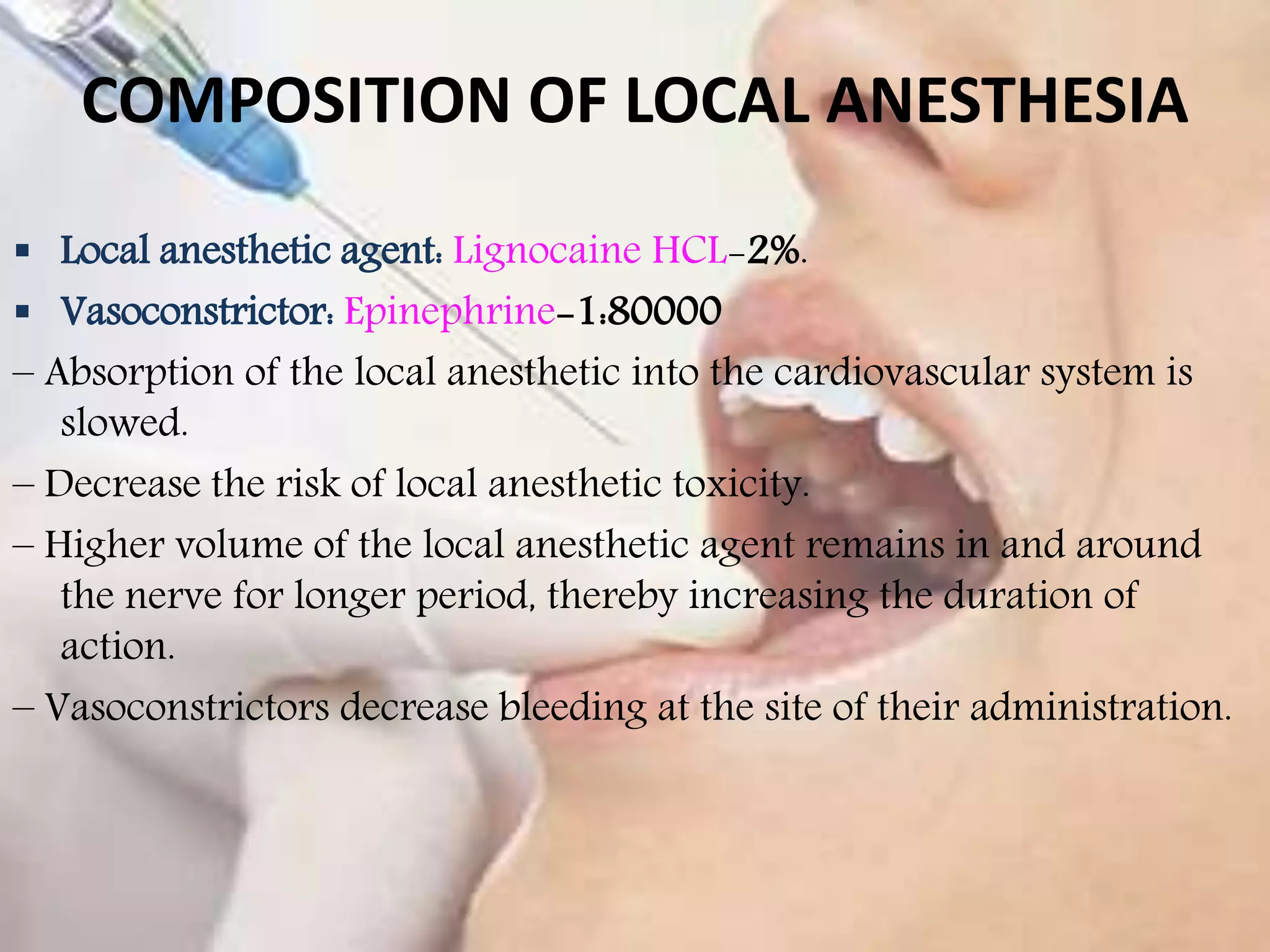 Mechanism of local anesthesia | PPTX