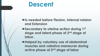 Mechanism of labor | PDF
