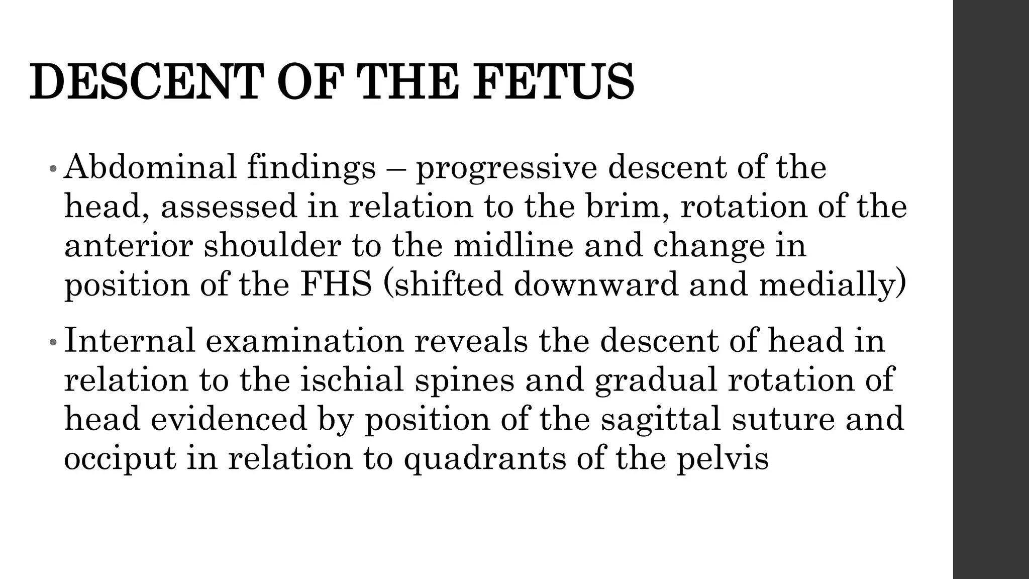 Mechanism of labor | PPTX
