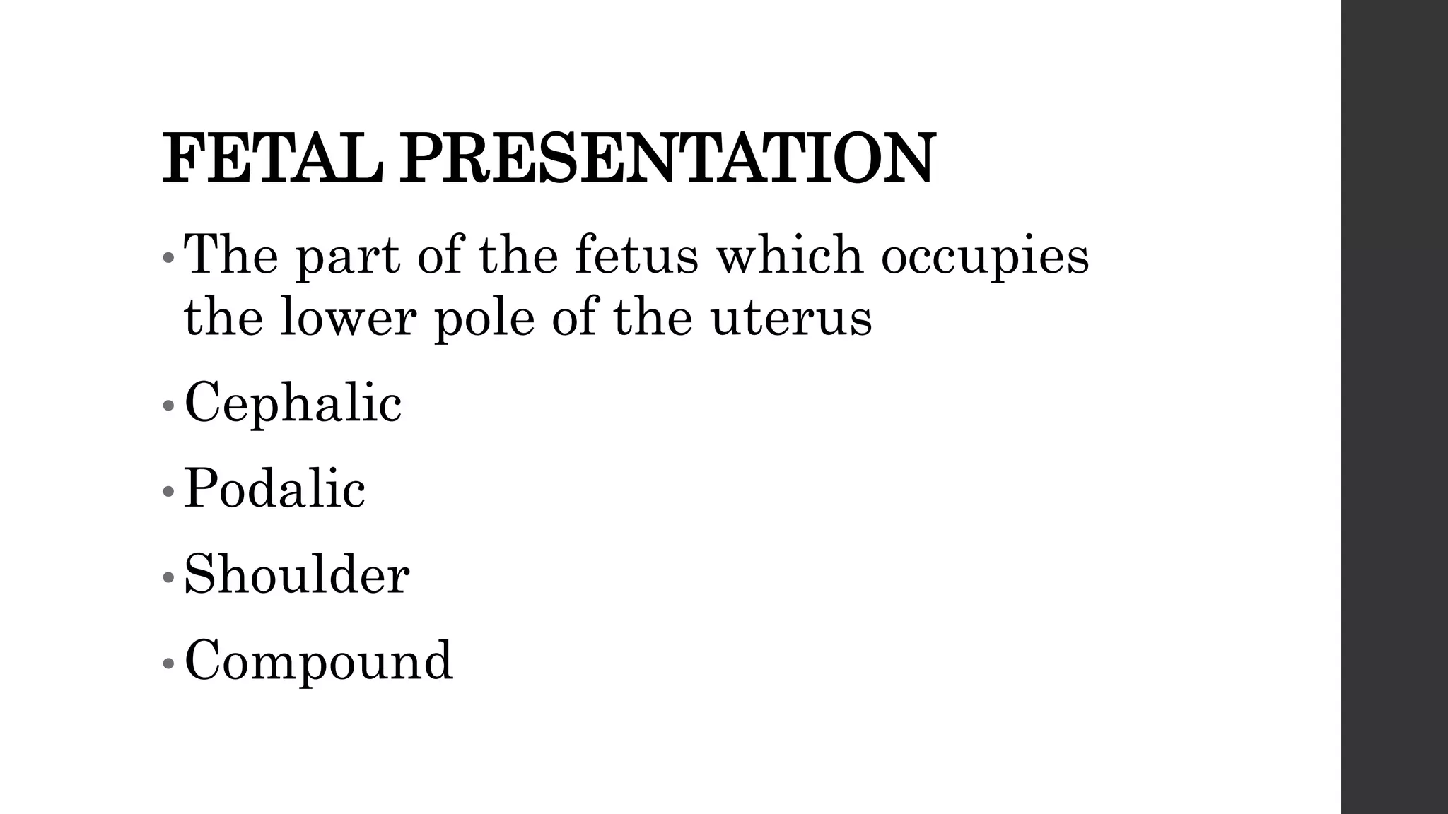 Mechanism of labor | PPTX