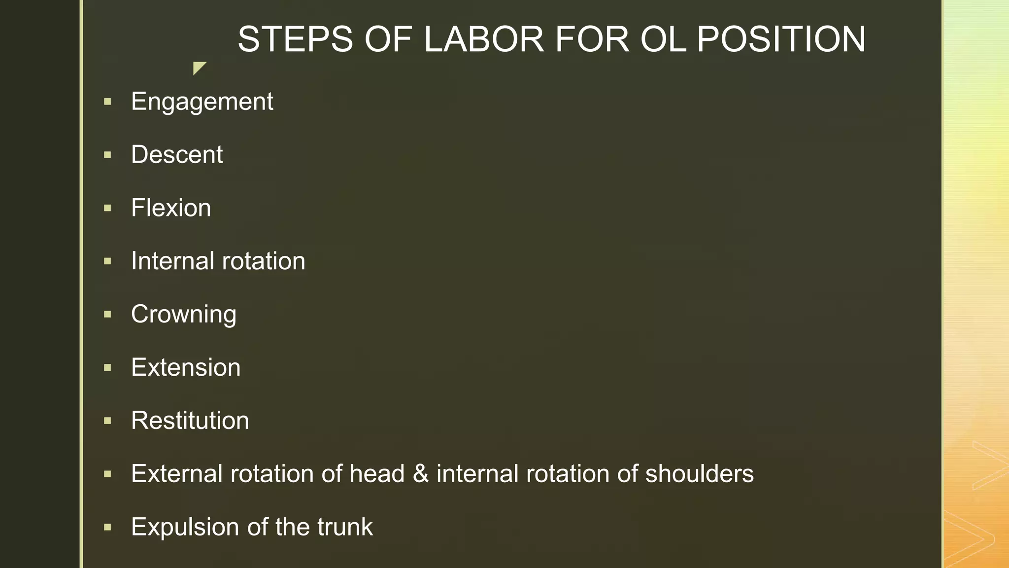 Postition of fetus and Mechanism of labor | PPTX