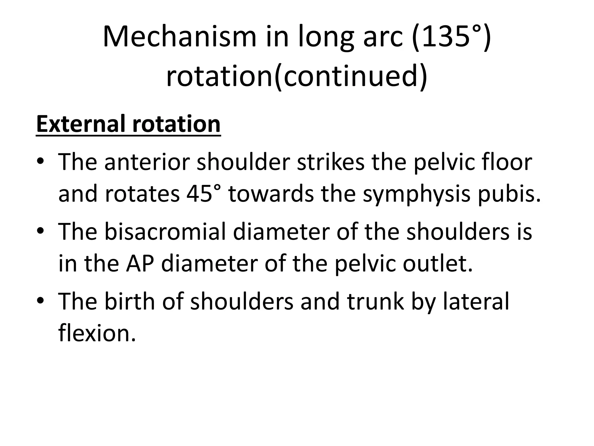 Mechanism of labor in right occipito posterior position | PPTX