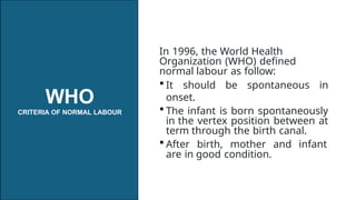 mechanism of labor_ppt.pptx a reference for Maternal and Child | PPTX