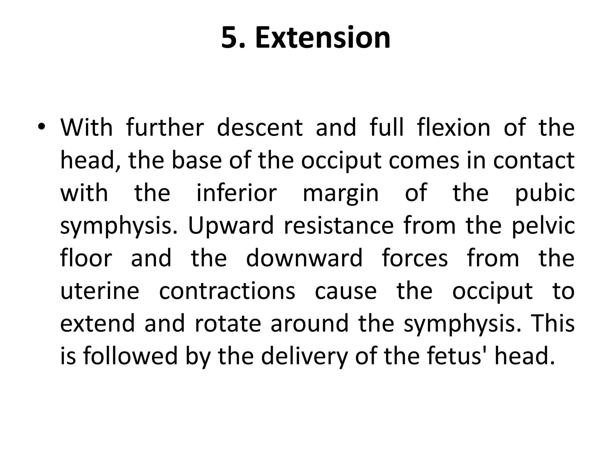 Mechanism of labour | PPTX