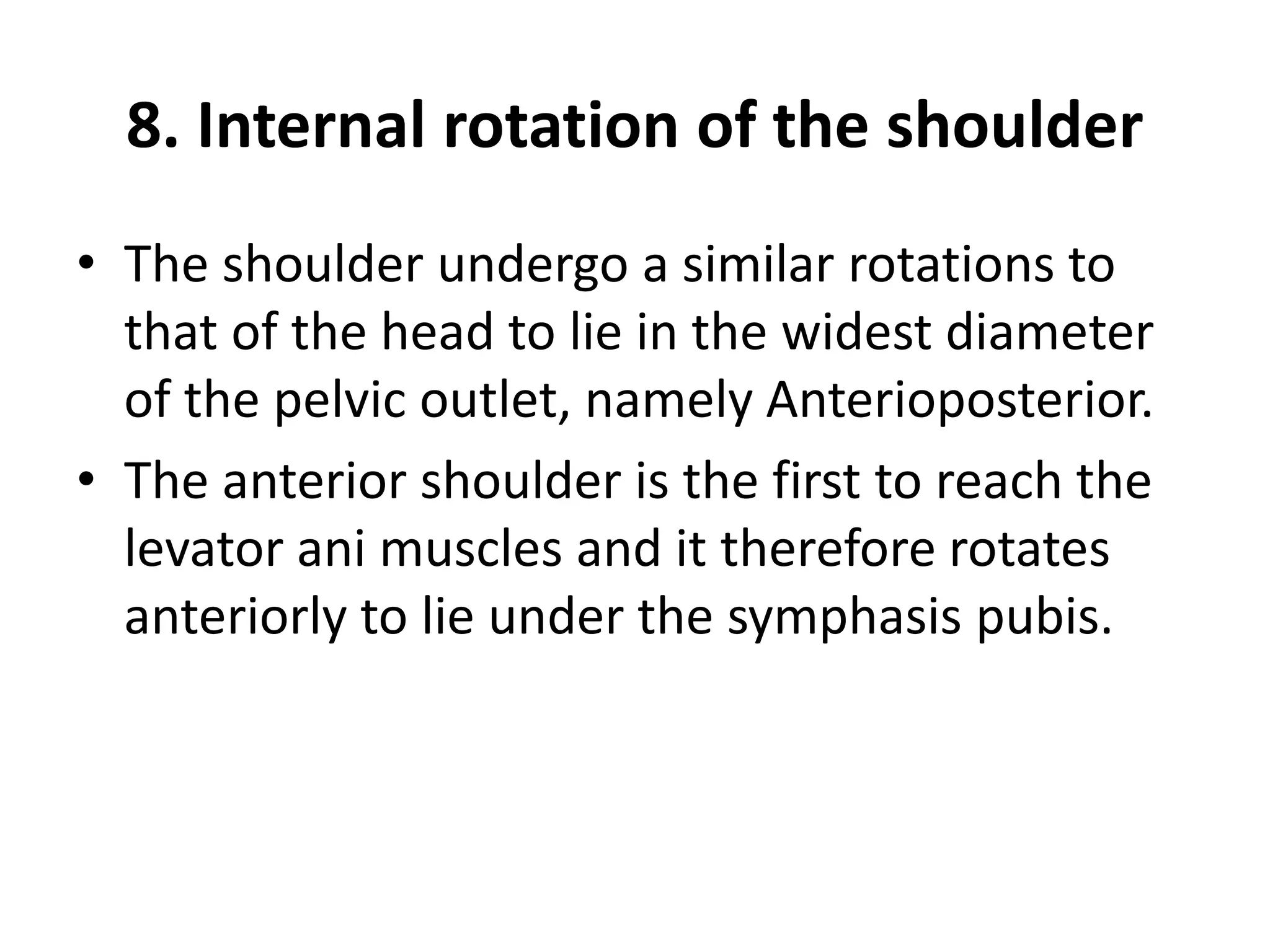 Mechanism of labour | PPTX