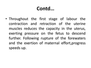 Mechanism of labour | PPTX