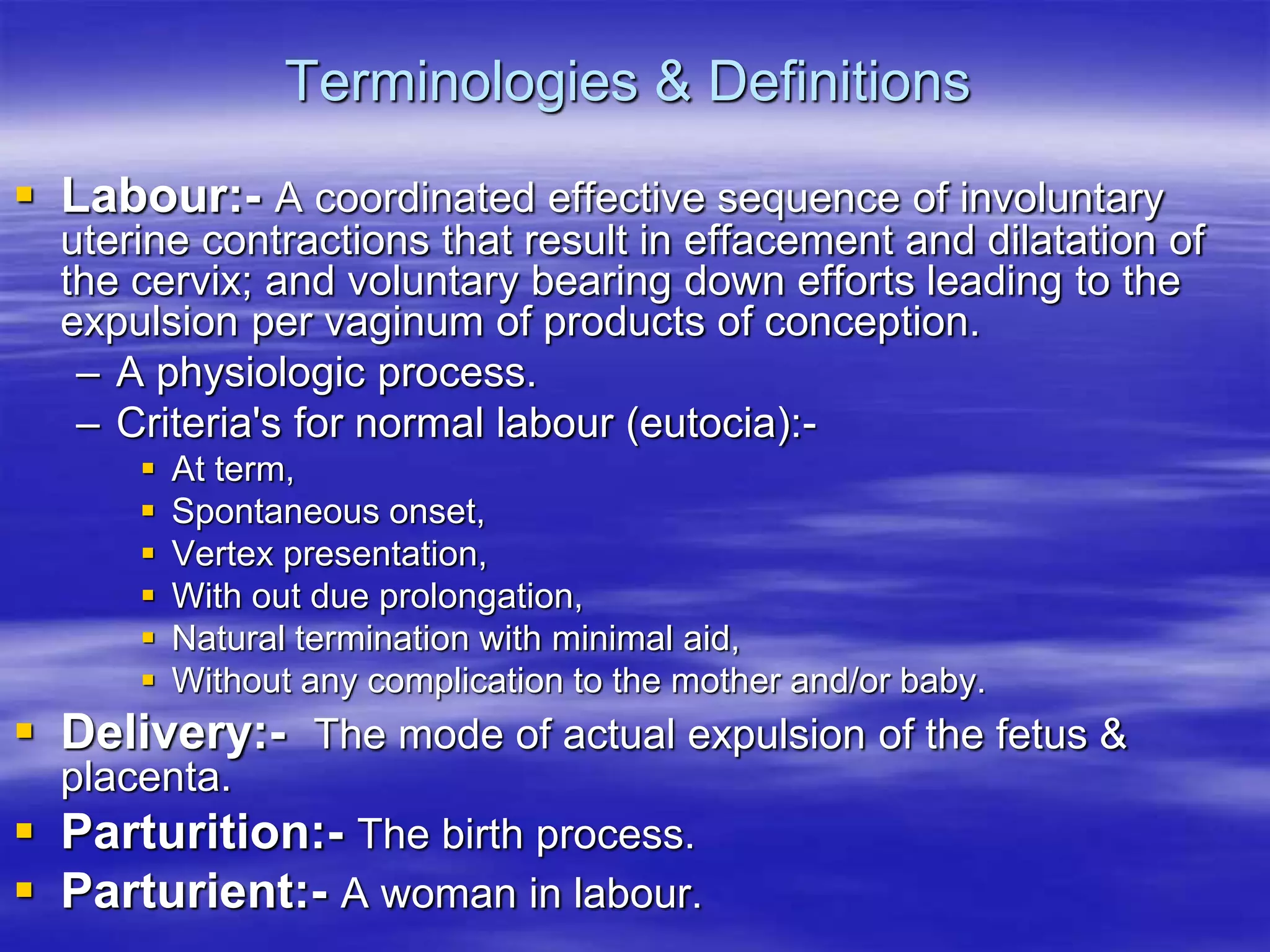 MECHANISM OF LABOUR (NORMAL and ABNORMAL).ppt