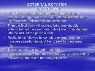 MECHANISM OF LABOUR (NORMAL and ABNORMAL).ppt