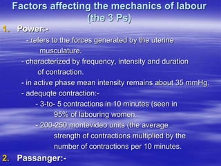 MECHANISM OF LABOUR (NORMAL and ABNORMAL).ppt