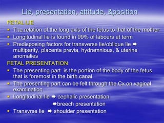 MECHANISM OF LABOUR (NORMAL and ABNORMAL).ppt