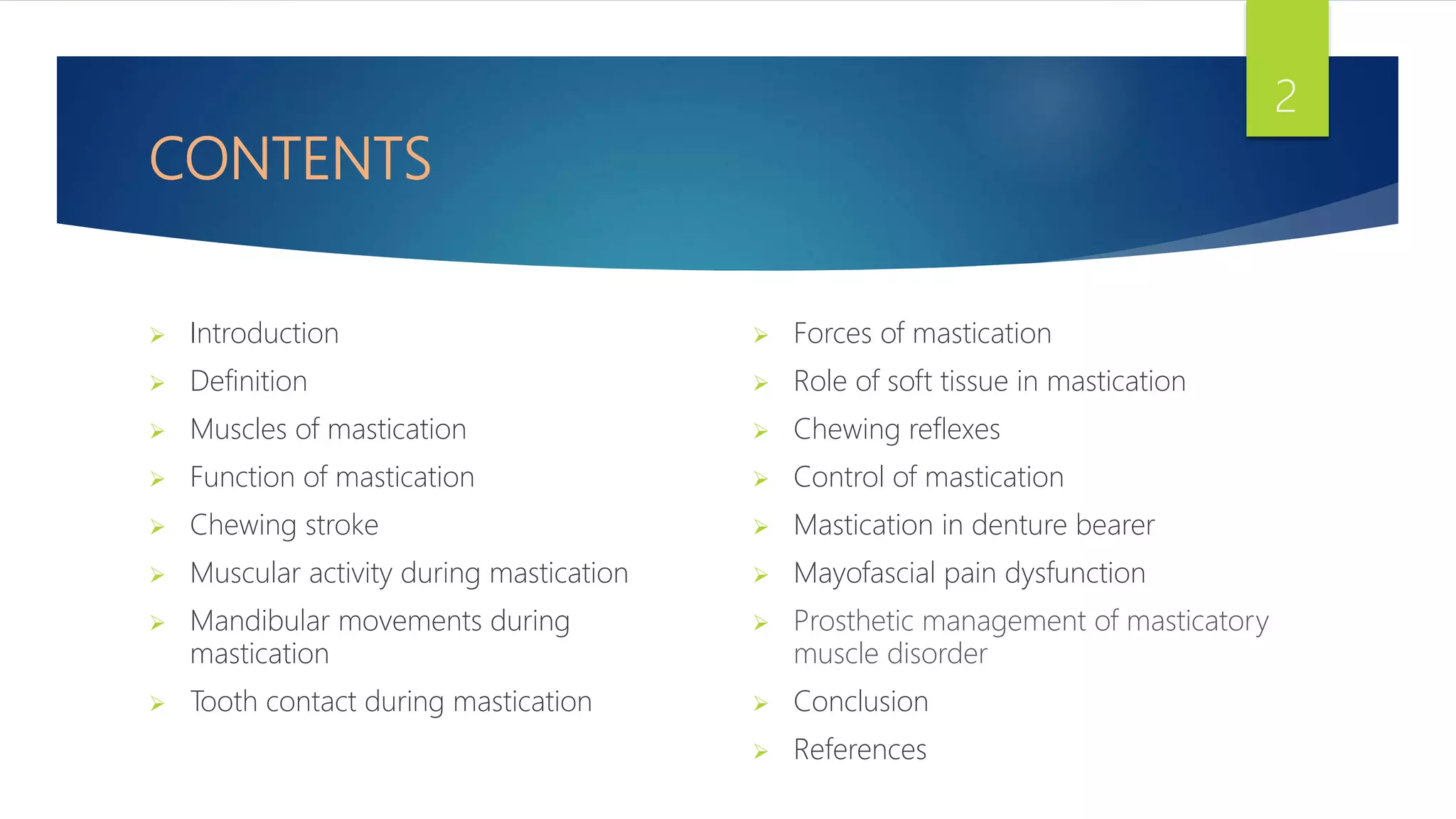 Mechanism of mastication | PPTX
