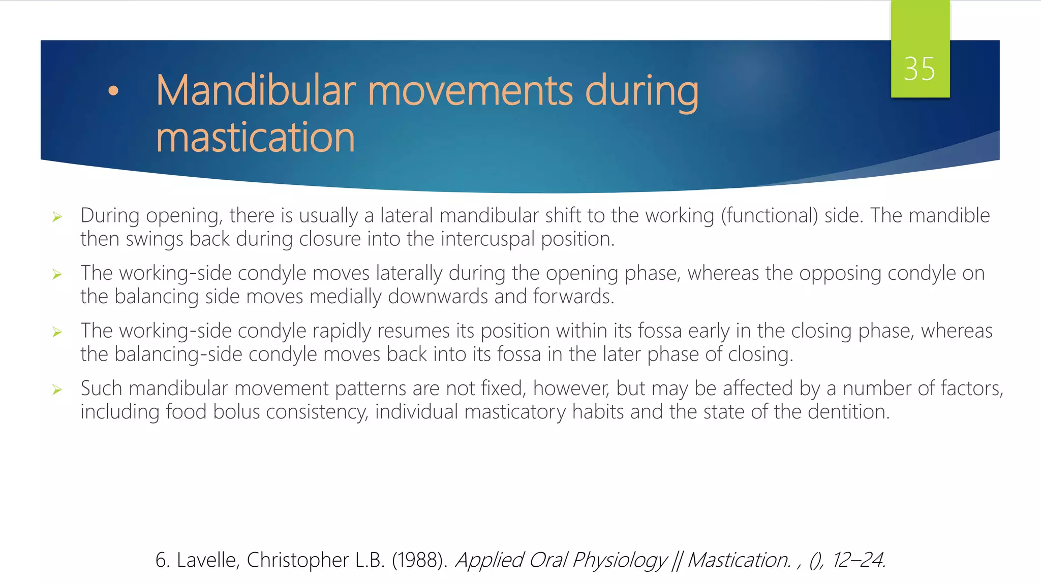 Mechanism of mastication | PPTX
