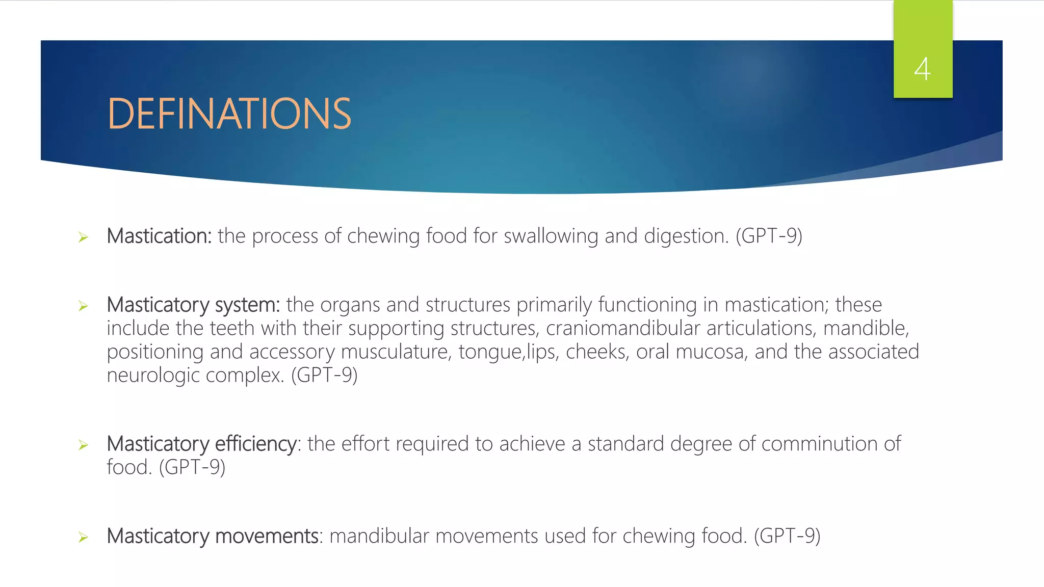 Mechanism of mastication | PPTX