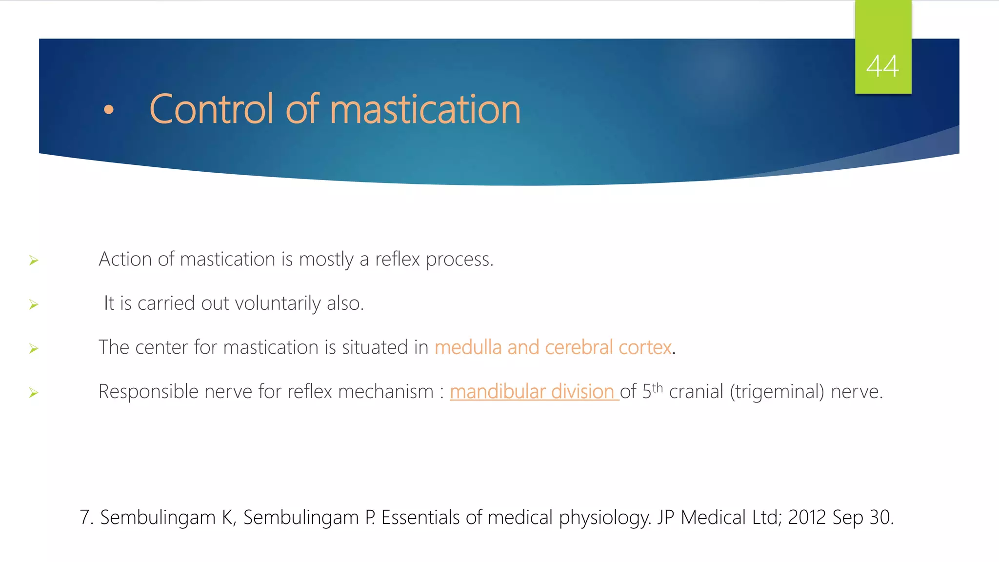 Mechanism of mastication | PPTX