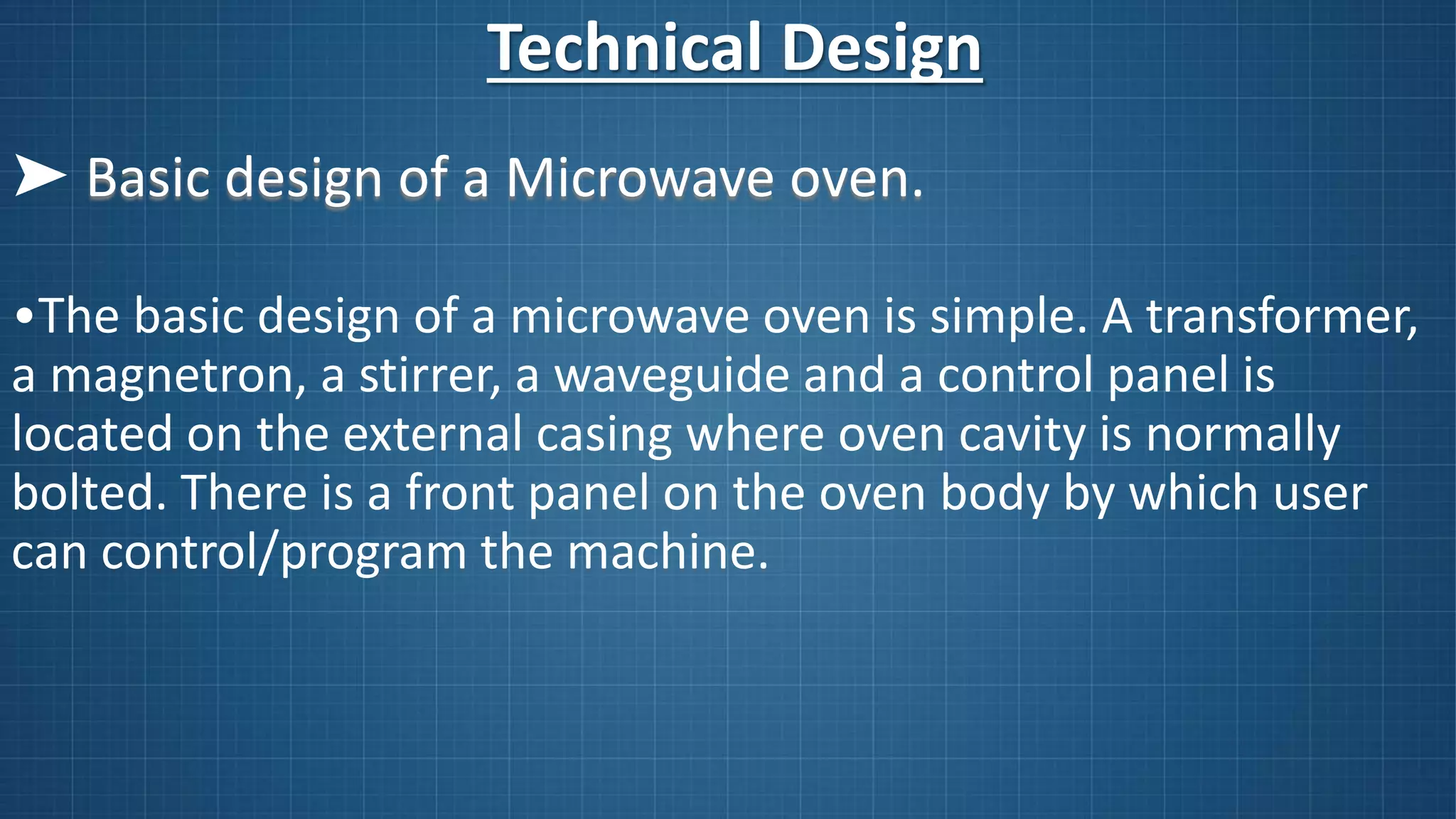 Mechanism of a Microwave Oven. | PPTX