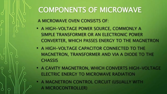 Mechanism of microwave oven | PPT