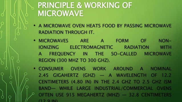 Mechanism of microwave oven | PPT