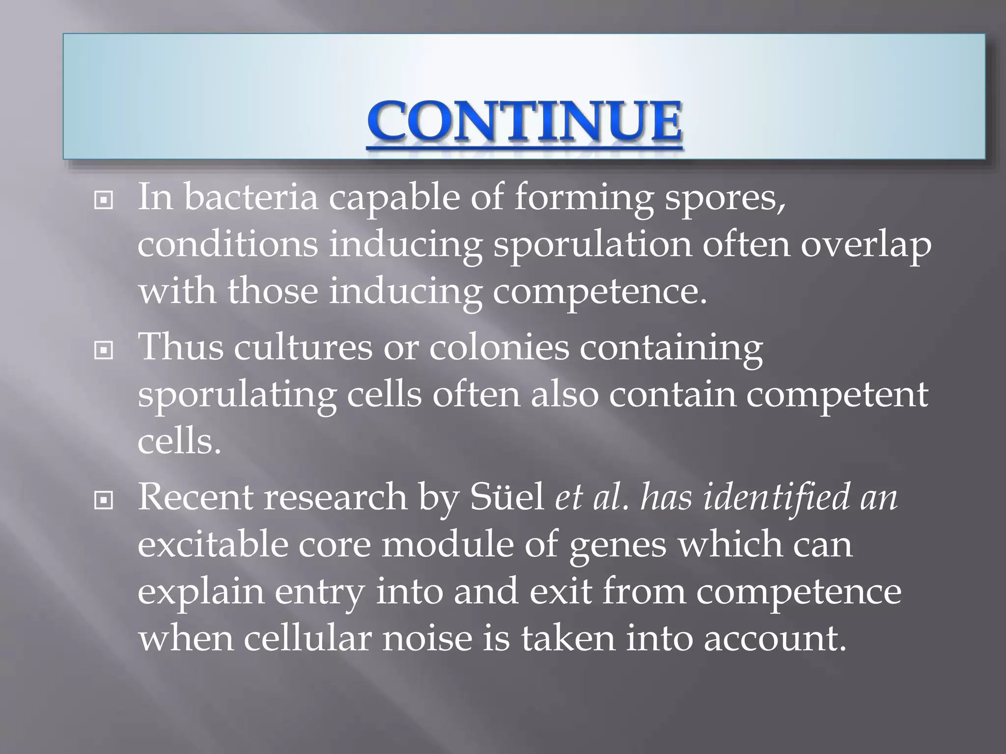 Mechanism of natural competence by Jaimin Maheta | PPTX