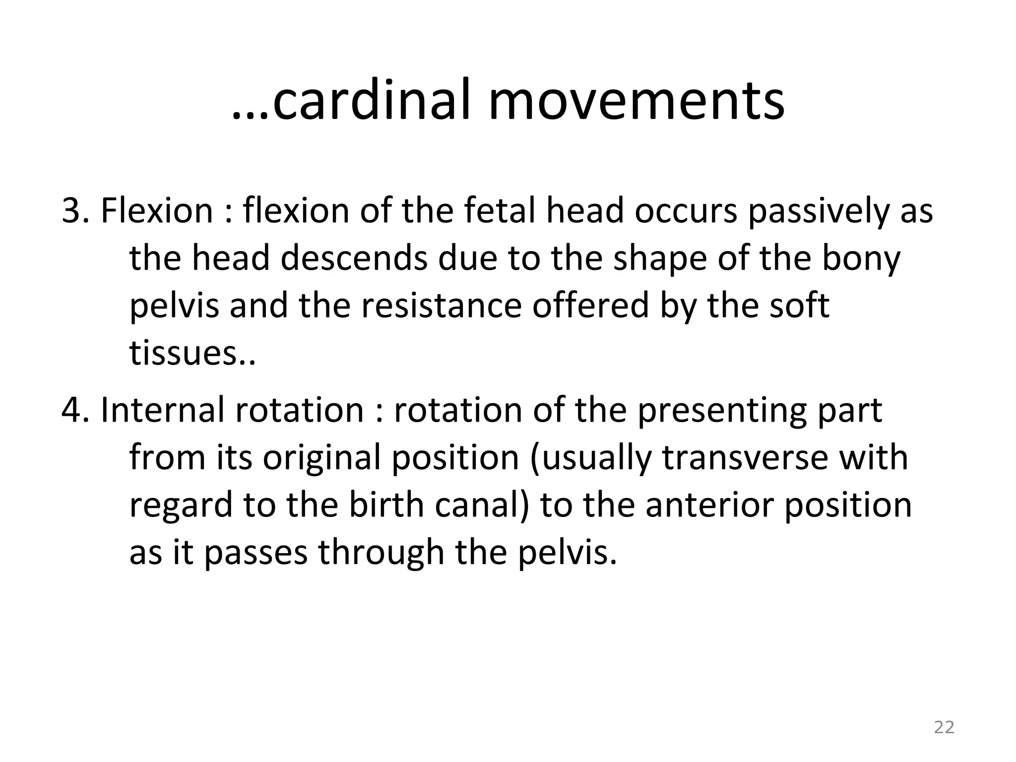 Mechanism of normal labor | PPT