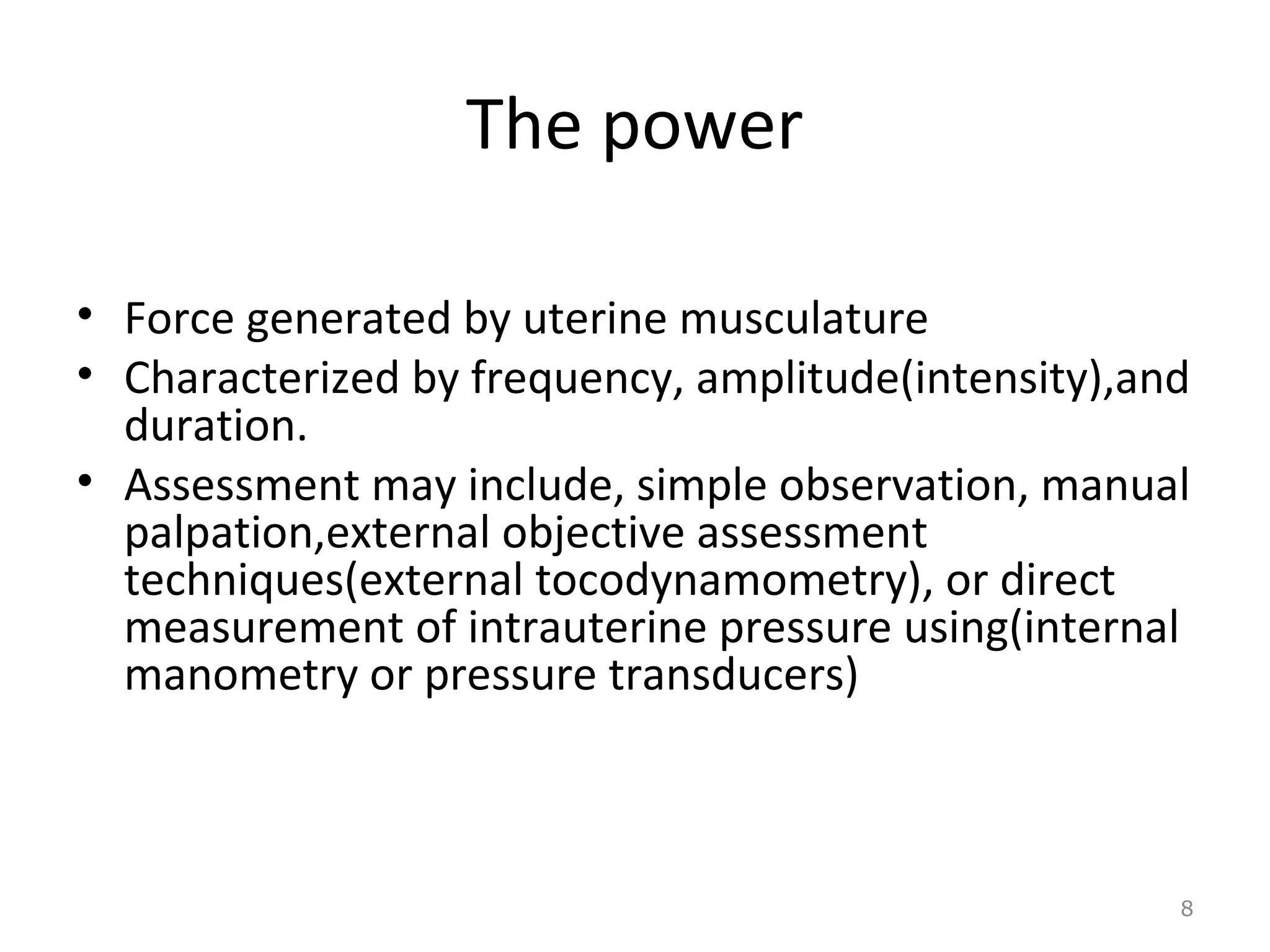 Mechanism of normal labor | PPT