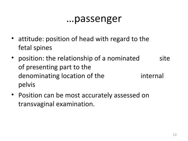 Mechanism of normal labor | PPT | Pregnancy | Reproductive Health
