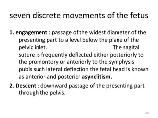 Mechanism of normal labor | PPT