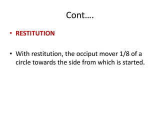 MECHANISM OF NORMAL LABOR it is important topic of all catteries ...