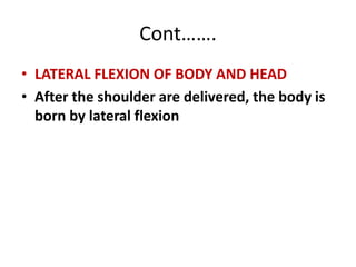 MECHANISM OF NORMAL LABOR it is important topic of all catteries ...