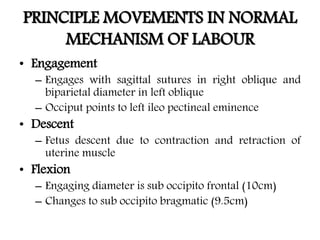 Mechanism of normal labour | PPTX