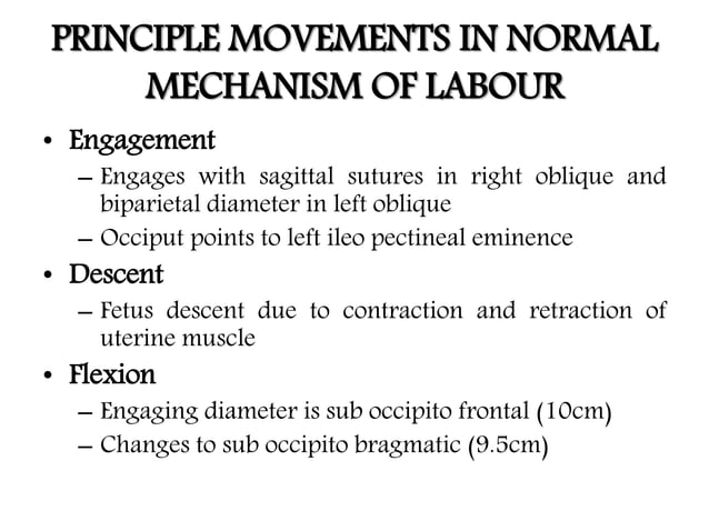 Mechanism of normal labour | PPTX | Pregnancy | Reproductive Health