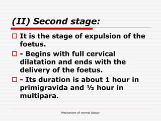 Mechanism of normal labour-Ramy.ppt