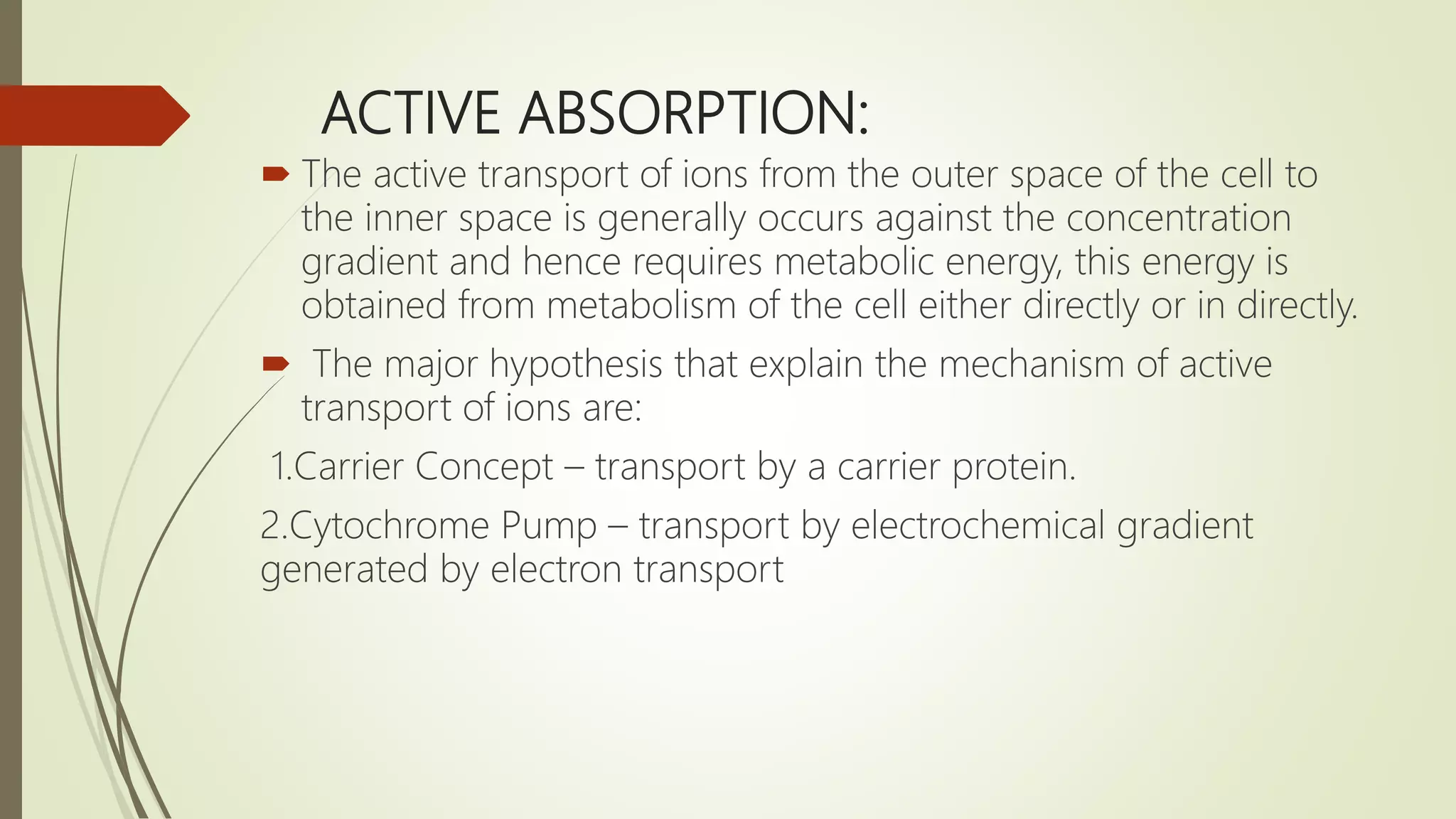 Mechanism of nutrient uptake in plants | PPTX