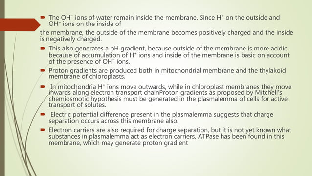 Mechanism of nutrient uptake in plants | PPTX | Chemistry | Science