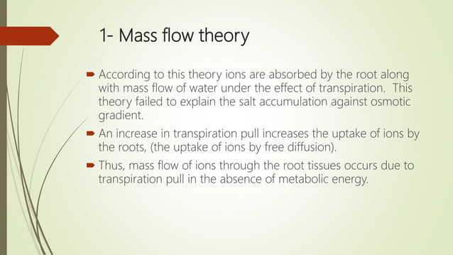 Mechanism of nutrient uptake in plants | PPTX | Chemistry | Science