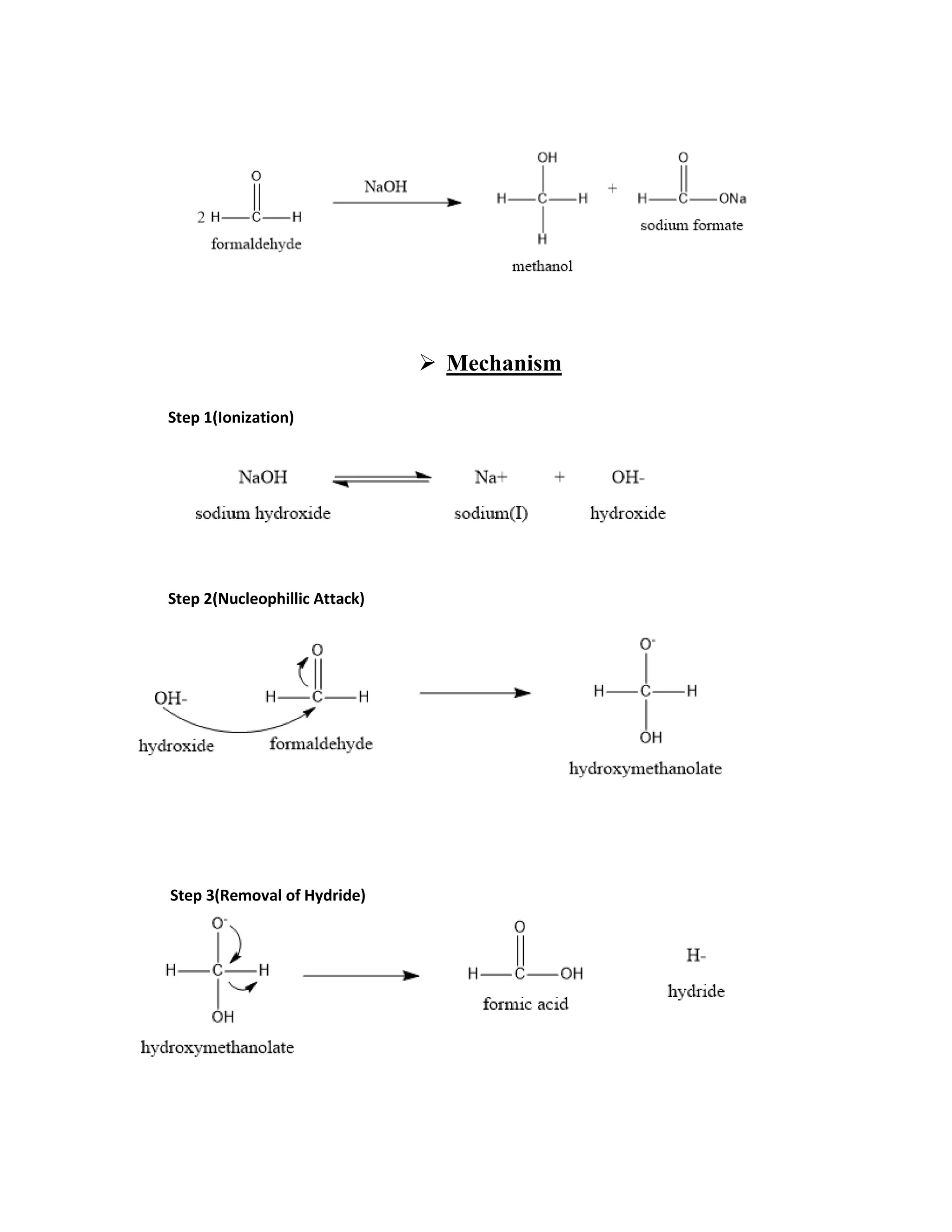 Most Important Reactions Mechanism of Organic Chemistry | PDF
